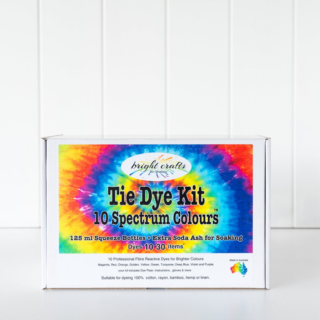 10 Colour Spectrum Tie Dye Kit - Bright Crafts